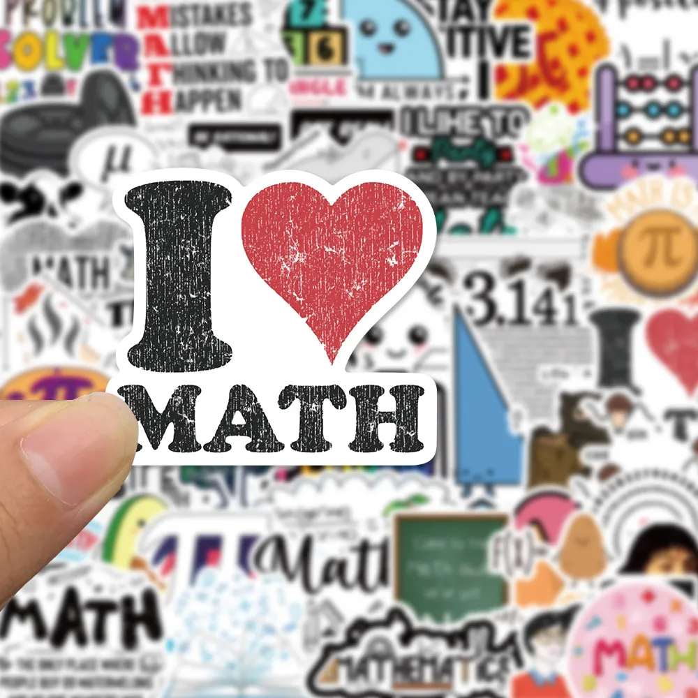 Math Formula Graffiti PVC Vinyl Stickers for Skateboard Car Helmet ...