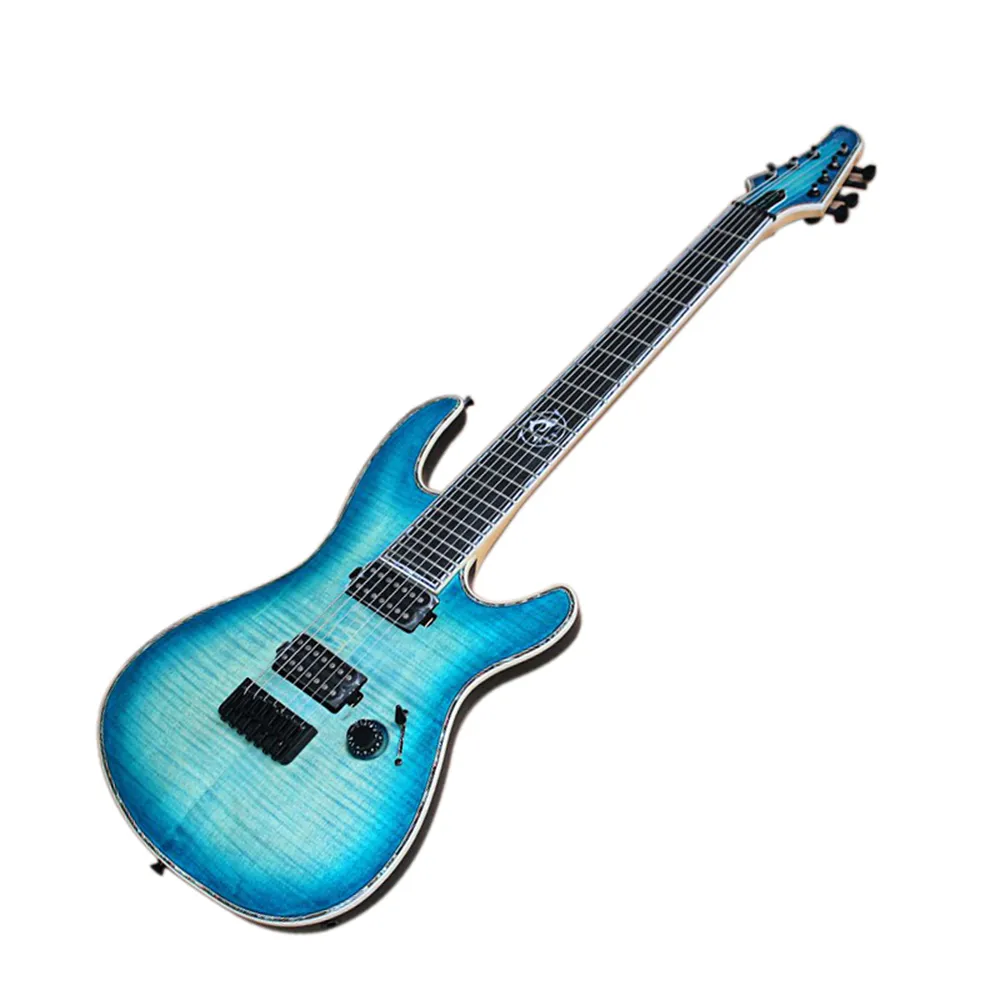 Neck Thru Guitar 7 String Electric Guitar, Solid... From ...