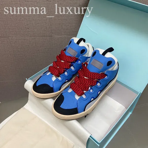 Luxury Lavin Leather Curb Sneakers For Men And Women Designer Sporty ...
