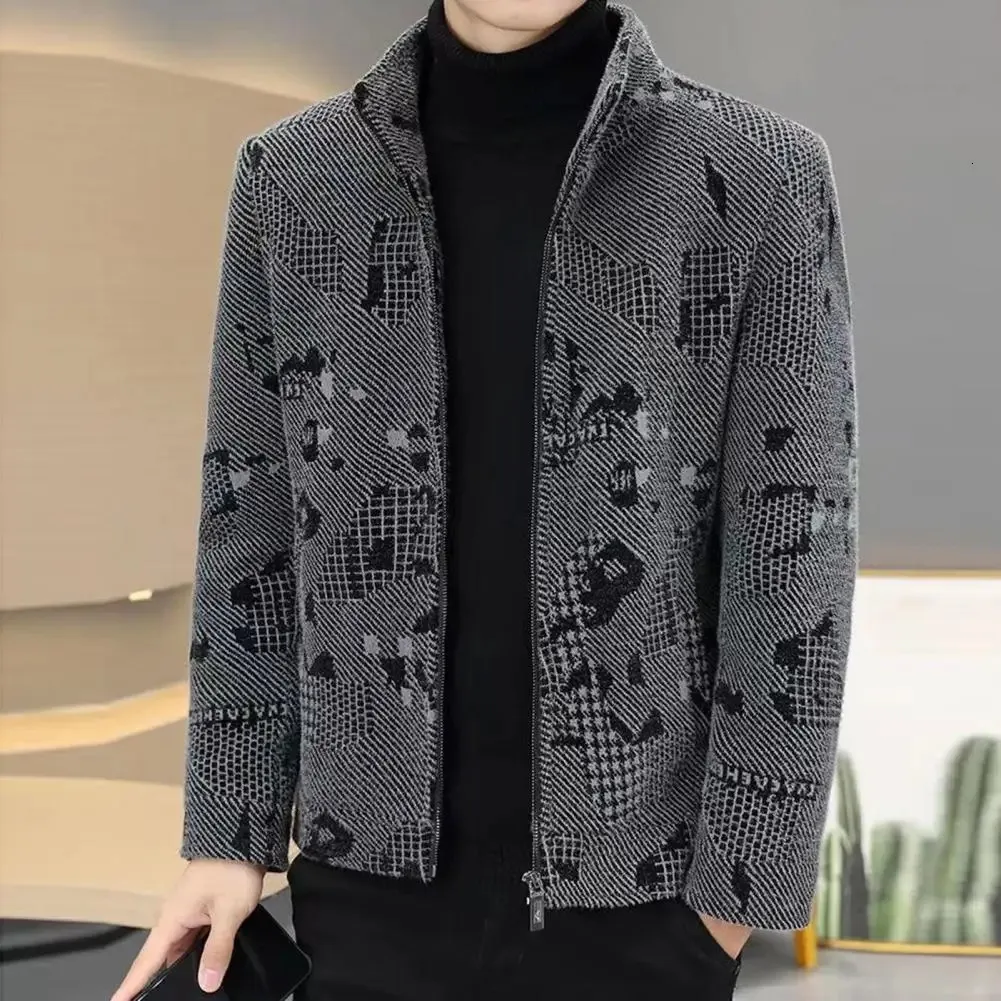 DHgate.com:Men's Wool-blend Winter Coat: Warm Fleece-lined Lapel Jacket ...