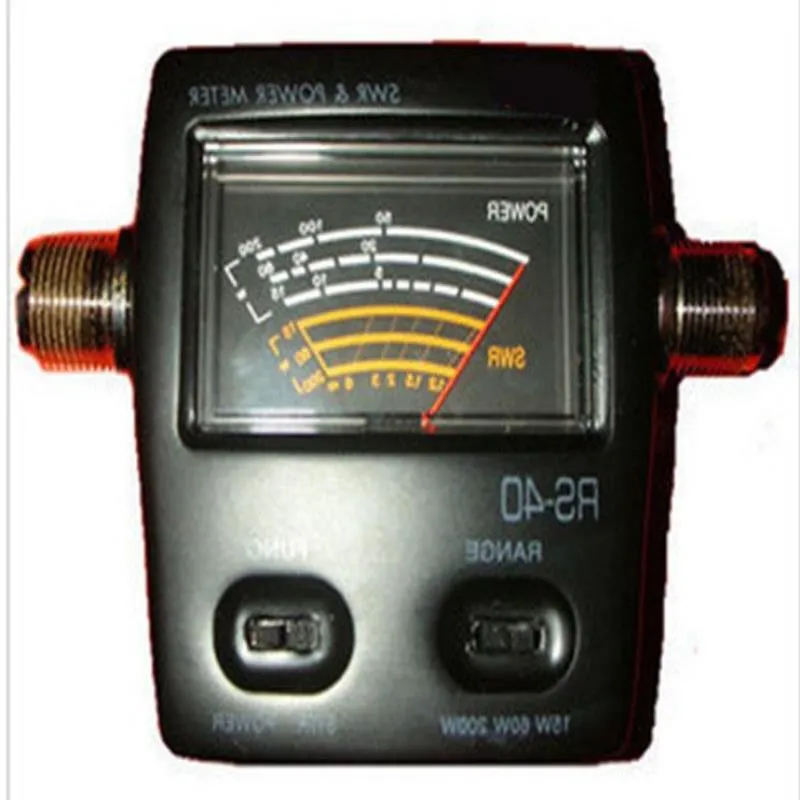 Radio UHF VHF SWR Meter Portable Dual Band Radio Frequency Power Meter ...