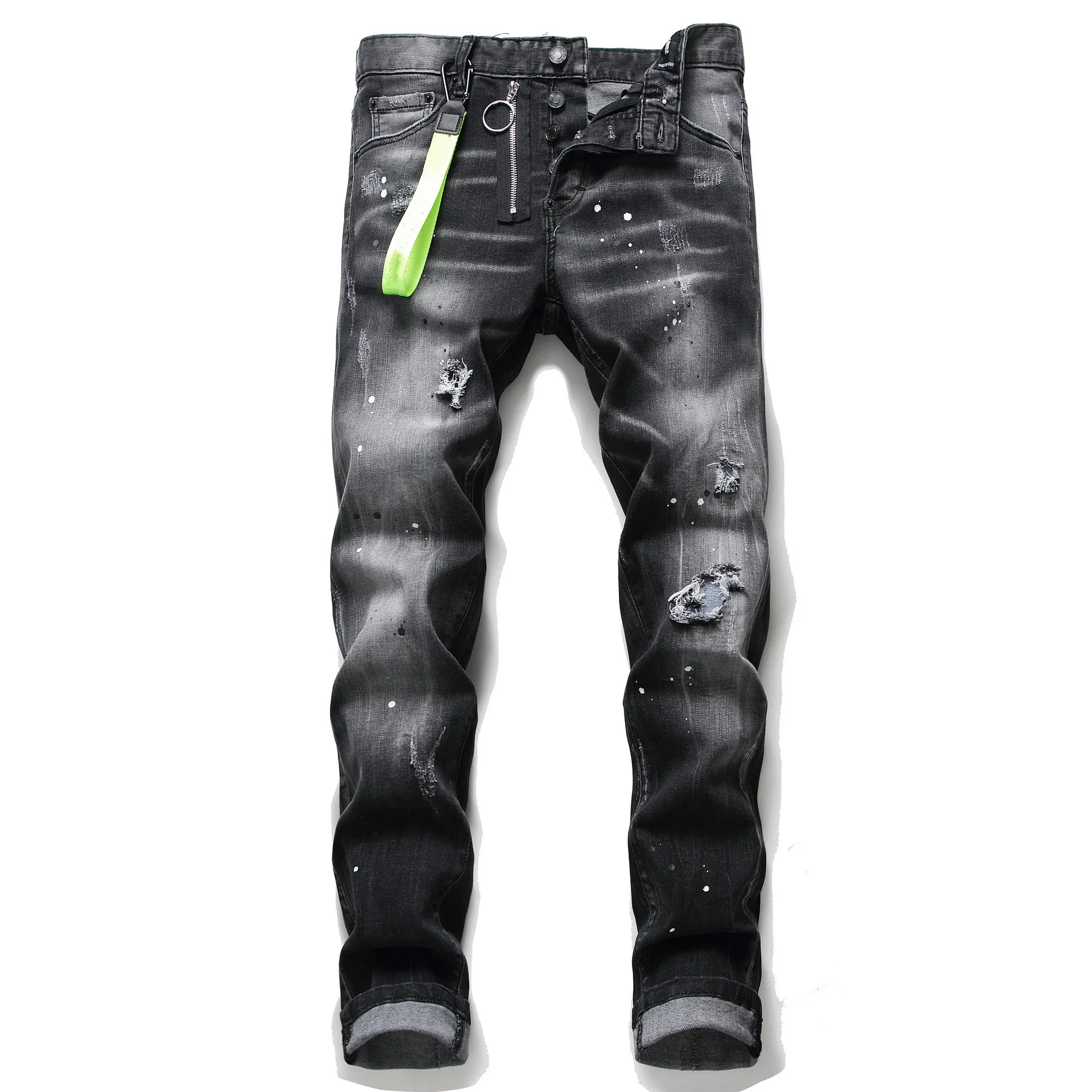 Jeans De Diseñador Para Hombre High Street Purple Jeans Para Hombre ...