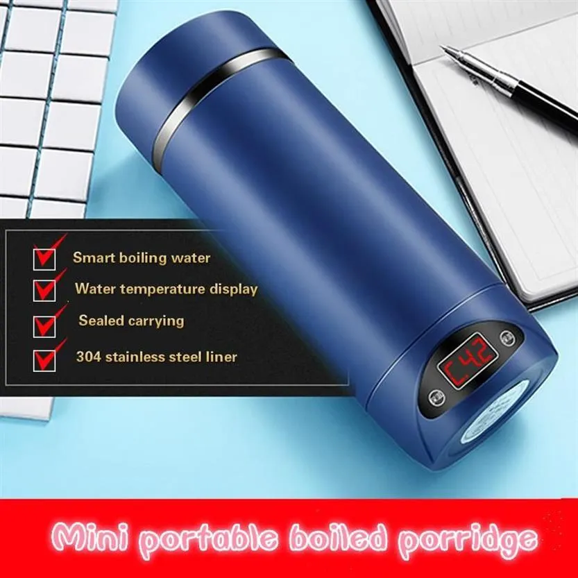 DHgate.com:Portable Electric Kettle Travel Mug, Stainless Steel Double ...