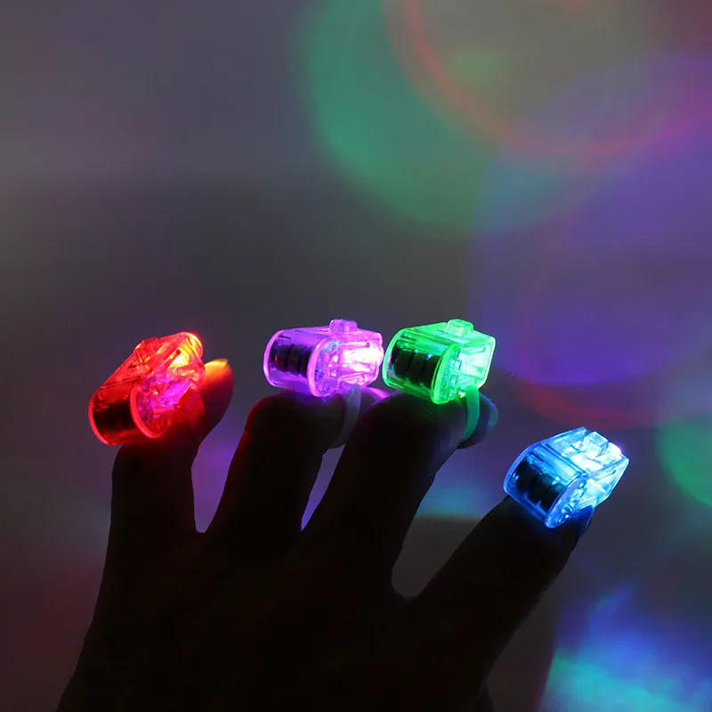 LED Finger Lights Toys - Glowing Party Favors, Rave Toys, Flashlight ...