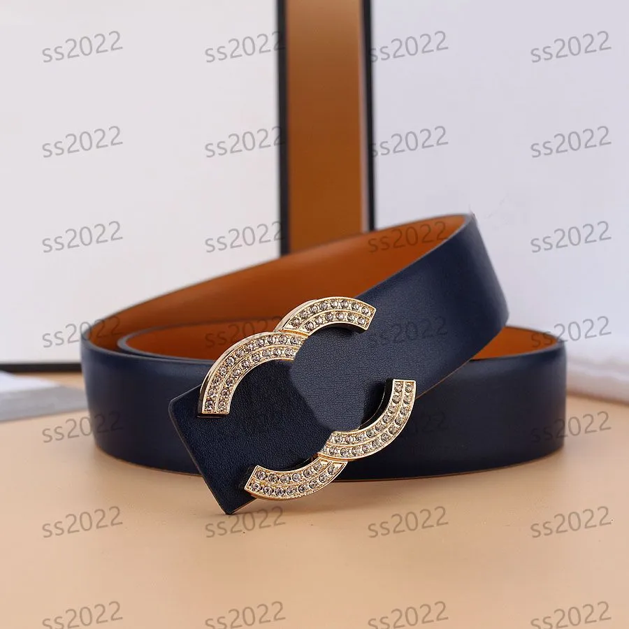 Luxury Designer Belt For Men And Women Solid Color Gold Letter With ...