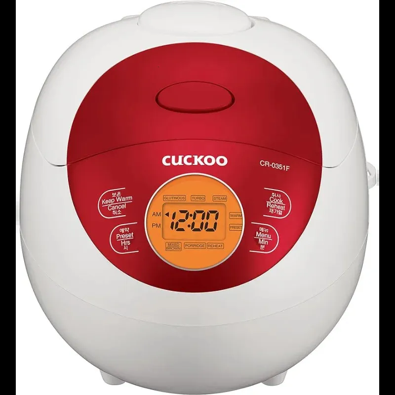 Cuckoo CR0351FR Choodarapetty Rice Cooker For Rice Red Rice 0.75 Quarts ...