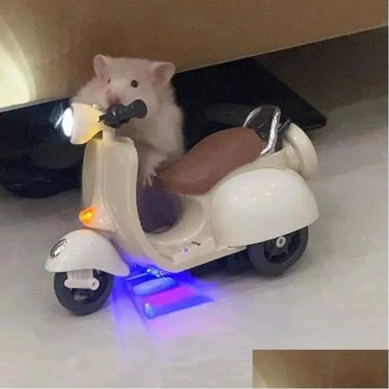 DHgate.com:Creative Hamster Motorcycle 360° Stunt Electric Pet Toy with ...