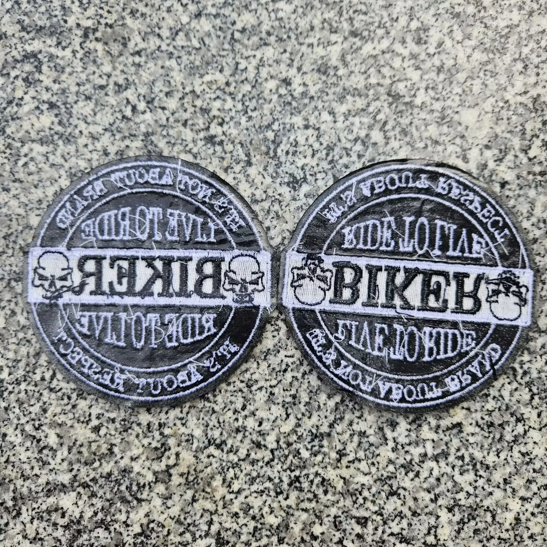 Custom Embroidered Motorcycle Riders Iron On Or Sew On Patches For ...