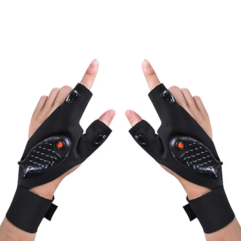 LED Flashlight Gloves Fingerless Light Gloves For... From Blake Online ...