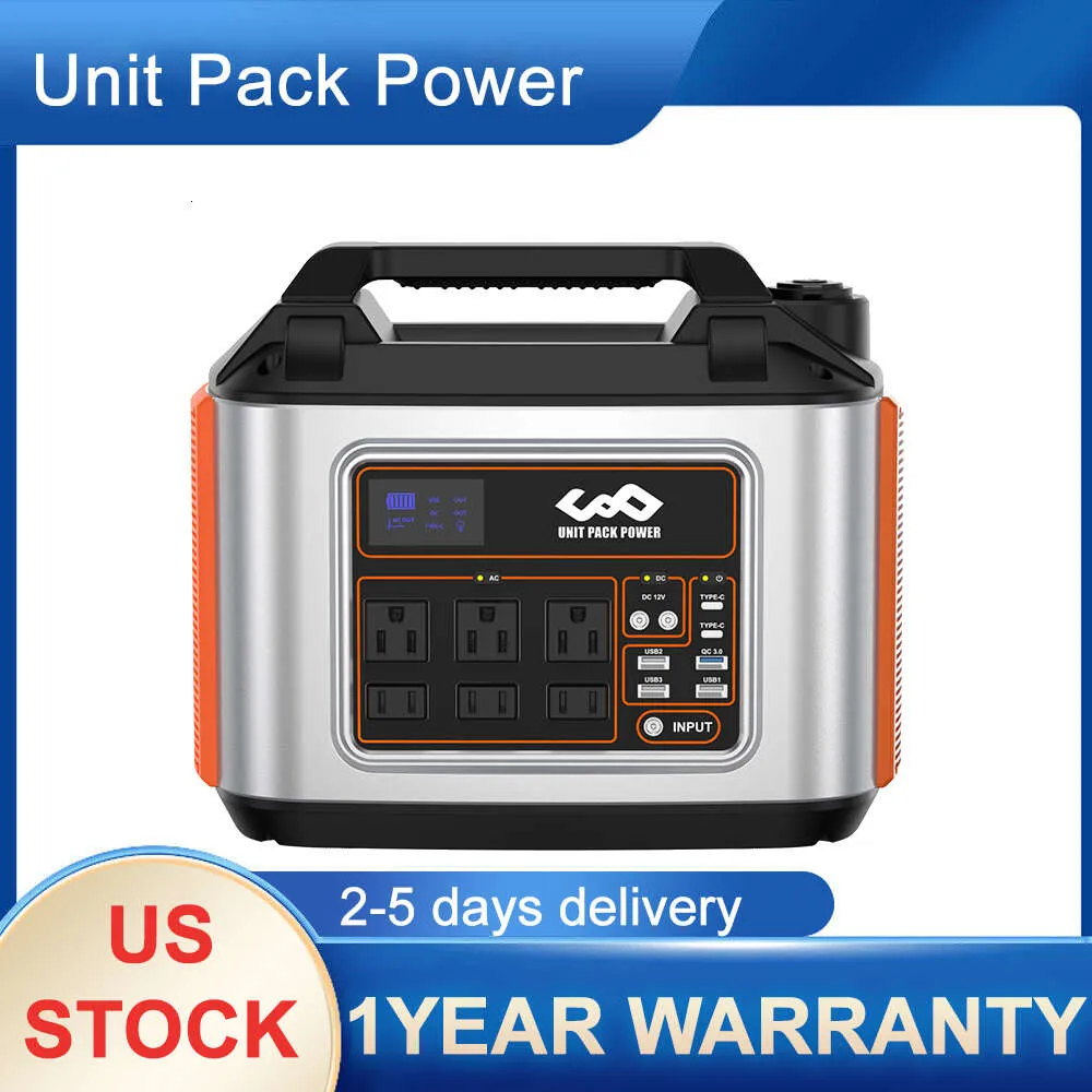 500W Portable Power Station: Large Power Bank For Camping, 110V Energy ...