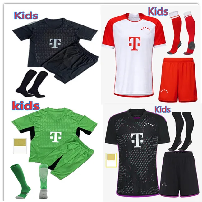 2024 Kit De Portero Para Niños # 1 Camisetas De Fútbol NEUER 23 24 KANE ...