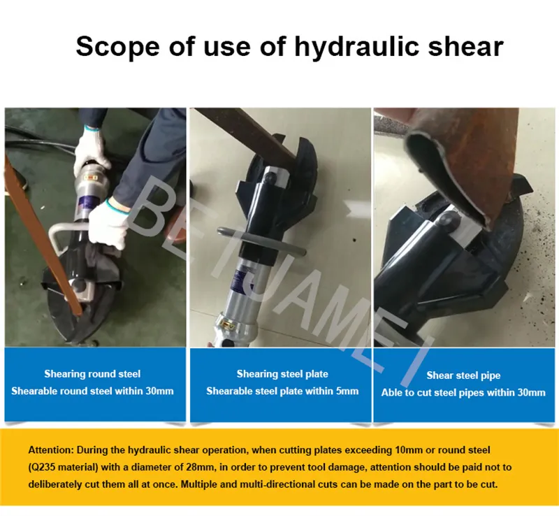 Car Dismantling Hydraulic Scissors Portable Electric Shear with 150mm ...