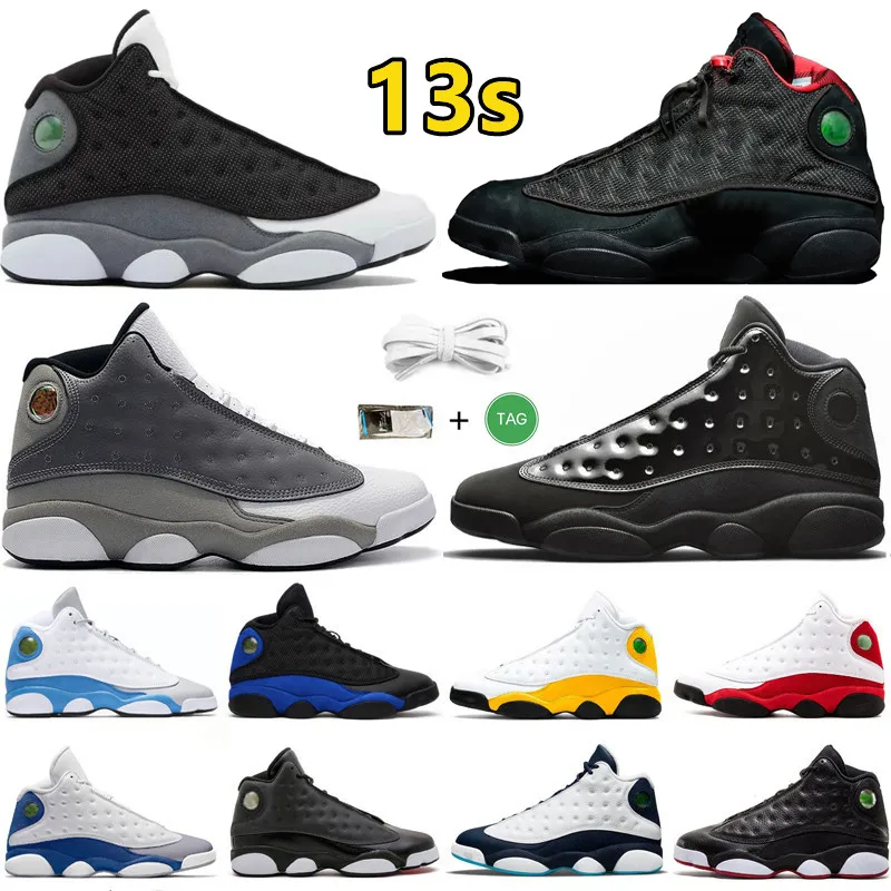 Jumpman 13 Retro 13s Mens Basketball Shoes Playoffs B.I.G. Biggie Black ...