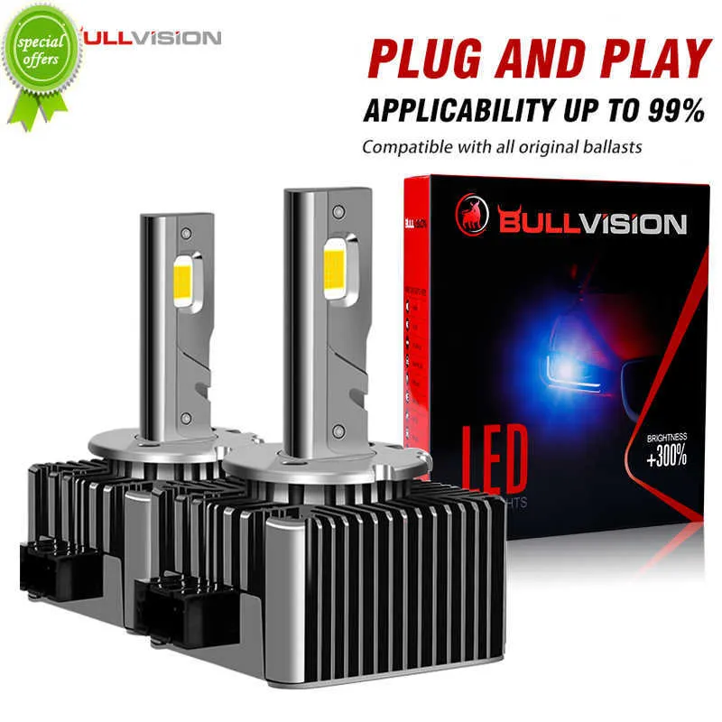 Turbo LED Headlights - 6000K White Conversion Kit, 40000LM Bright LED ...