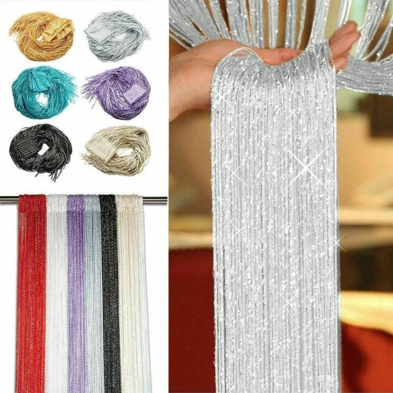 Curtain Screen DIY Wedding Living Room Divider String Hanging Beaded ...
