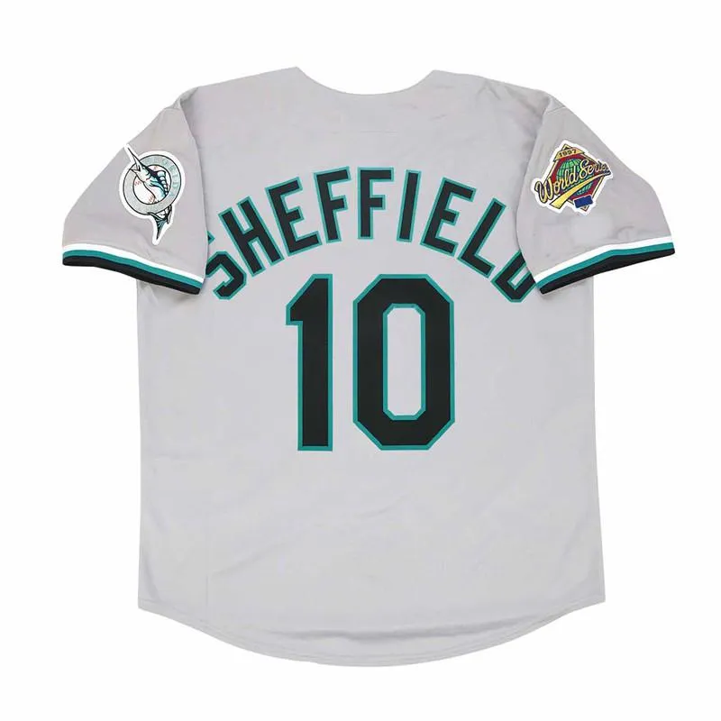 Custom 1997 Florida Retro WS Baseball Jerseys: Gary Sheffield, Bobby ...