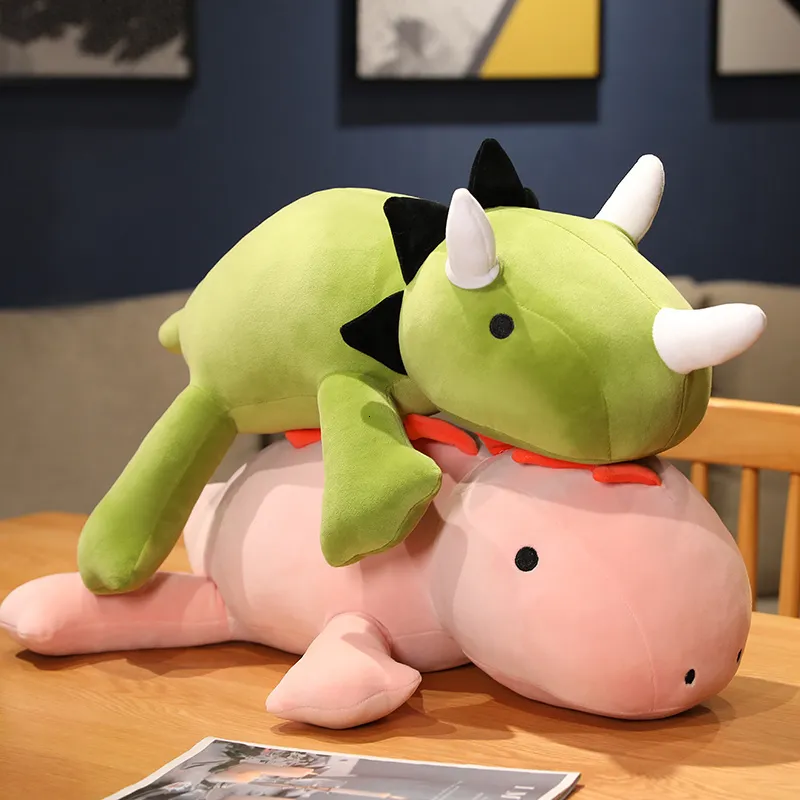 Kawaii Plush Dinosaur Weighted Dolls - Soft Dino Stuffed Animal Toys 35 ...