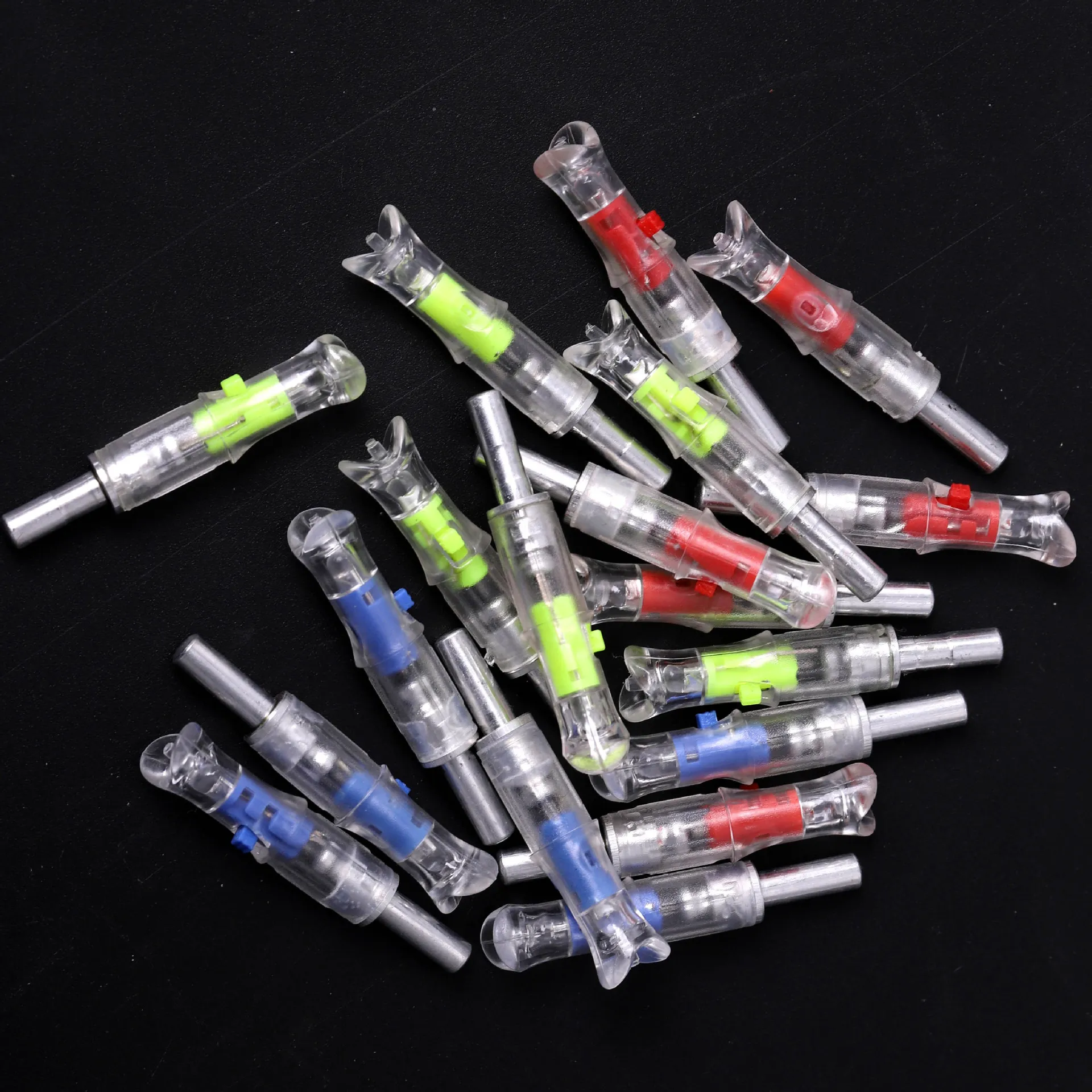 LED Lighted Arrow Nocks, Glowing Arrow Tail For 7.6/6.2/5.3/4.2mm Arrow ...