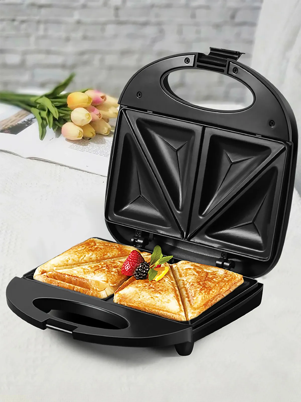 DHgate.com:Other Kitchen Tools Electric Triangle Sand Maker Panini 750W ...