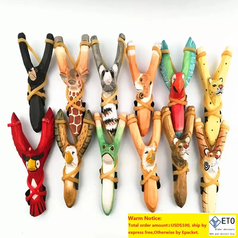 Hunting Slingshots For Kids: Cute Animal Wooden Slingshot Toy Giraffe ...