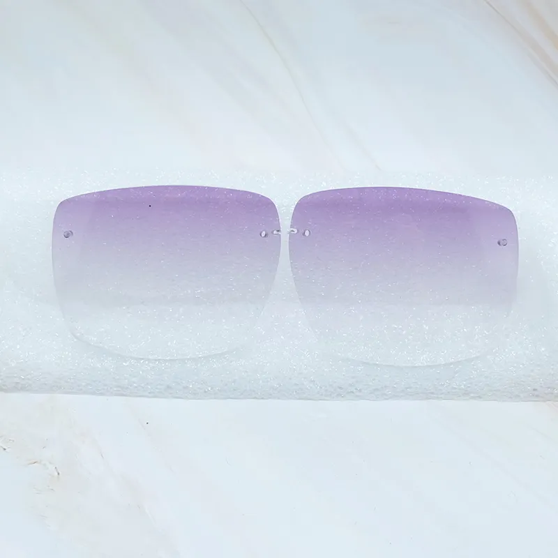 Big Square Lenses For Carter 012 Wood Sunglasses And Buffalo Horn ...