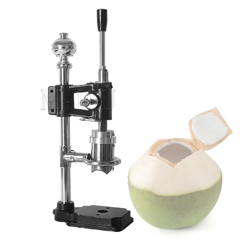 Commercial Lever Type Manual Pressing Green Coconut Punching Machine ...