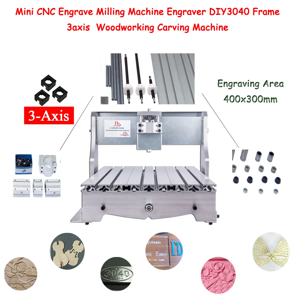 Wholesale Mini CNC Engraver For DIY3040 Picture Frame Molding 3 Axis ...