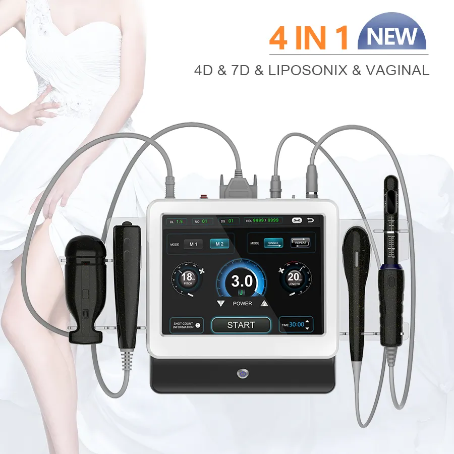 Machine Portative De Lifting Du Visage Hifu À Ultrasons Focalisés De ...