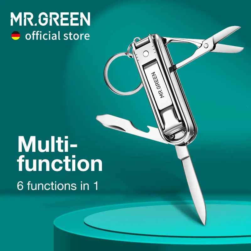 Nail Clippers MR.GREEN Multifunctional Stainless Steel Nail Clipper ...