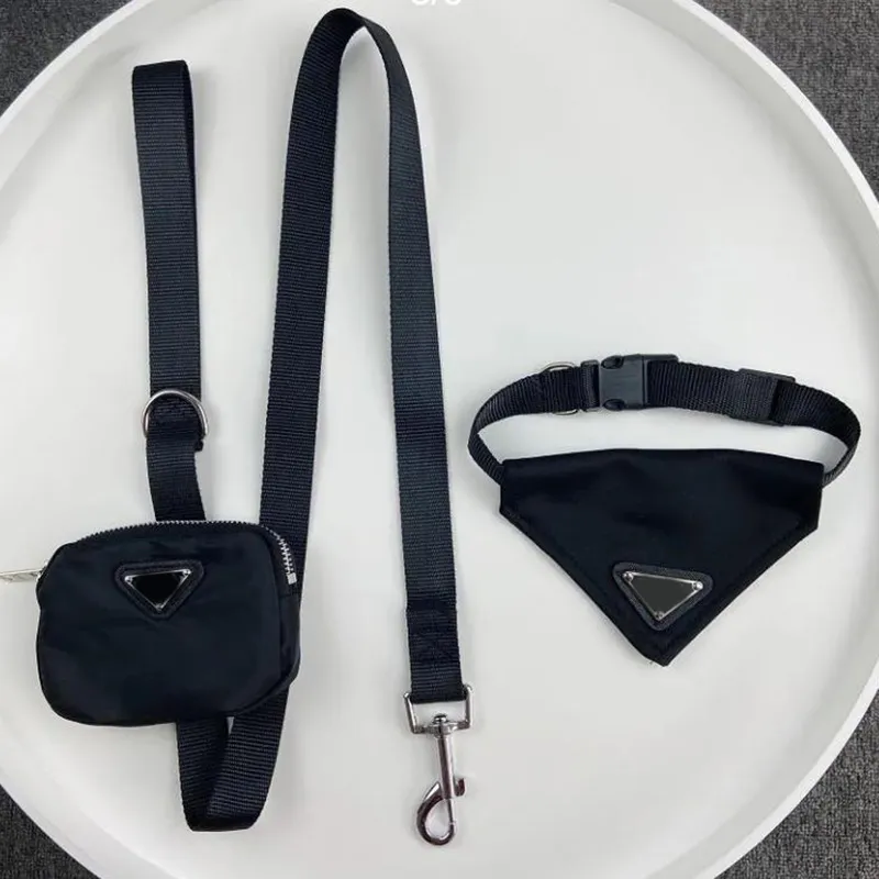 Fashionable Dog Collar and Leash Set with Pet Triangle Scarf ...