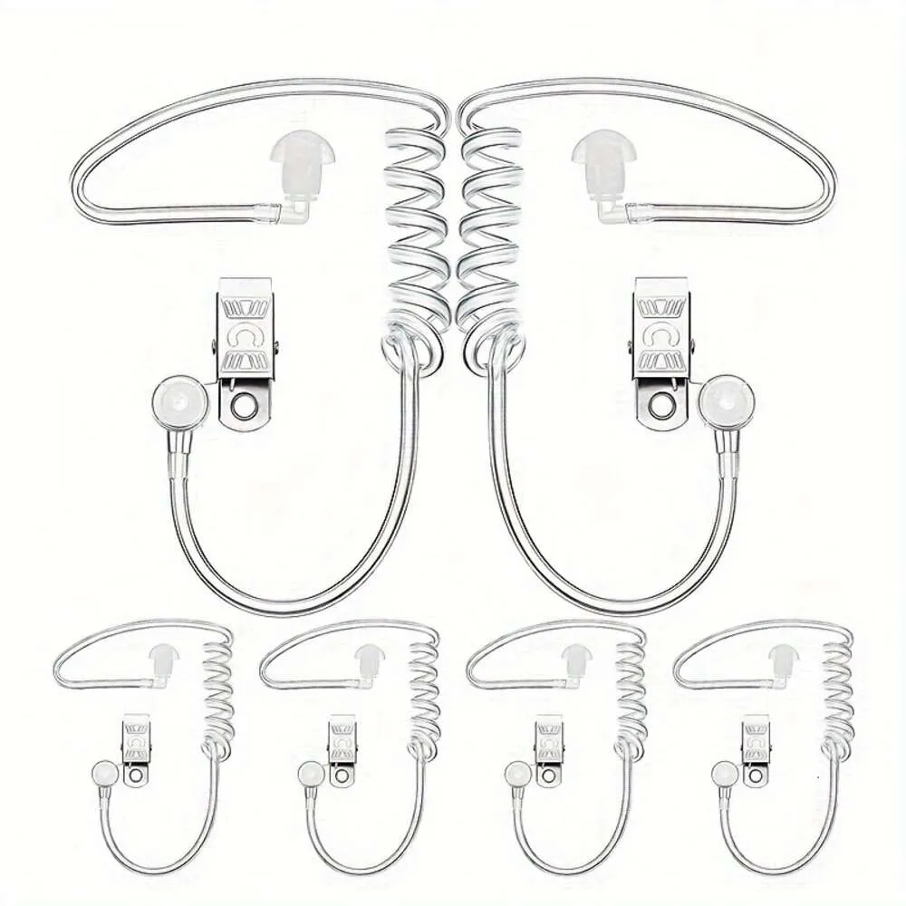 Hidden Earpieces Agent Costume Prop Fake Headset Cosplay Toy For ...