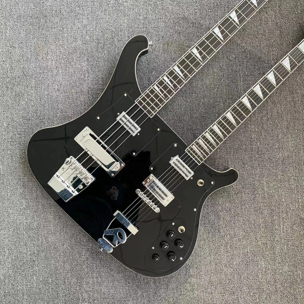 Double Neck Electric Guitar, 6+4 String Configuration, Double Cutaway ...