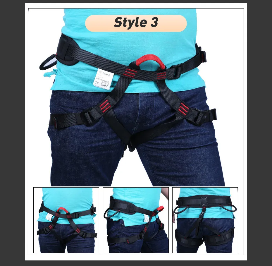 Xinda Outdoor Hiking Rock Climbing Half Body Waist Traction Belt Belt