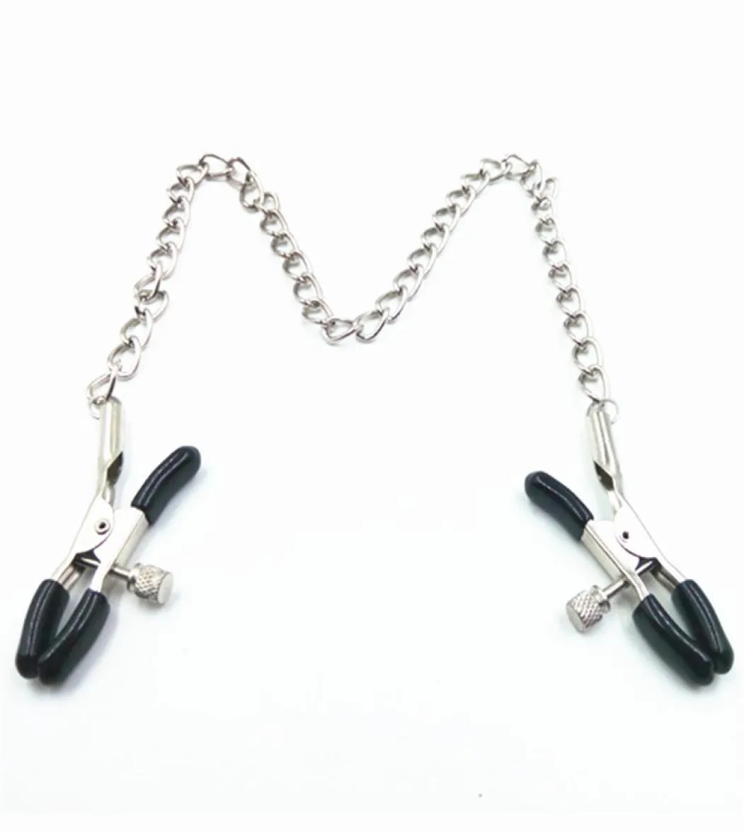 Chained Nipple Clips Clamps Tits Stimulation Teaser Bdsm Bondage Adult