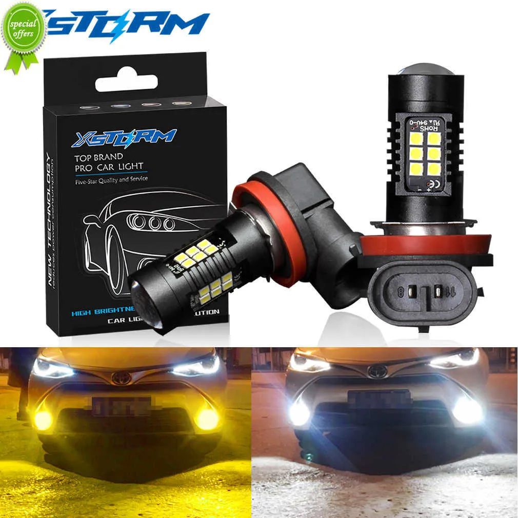 H8 H11 Led HB4 9006 HB3 9005 Fog Lights Bulb 3030SMD 1200LM 6000K White ...