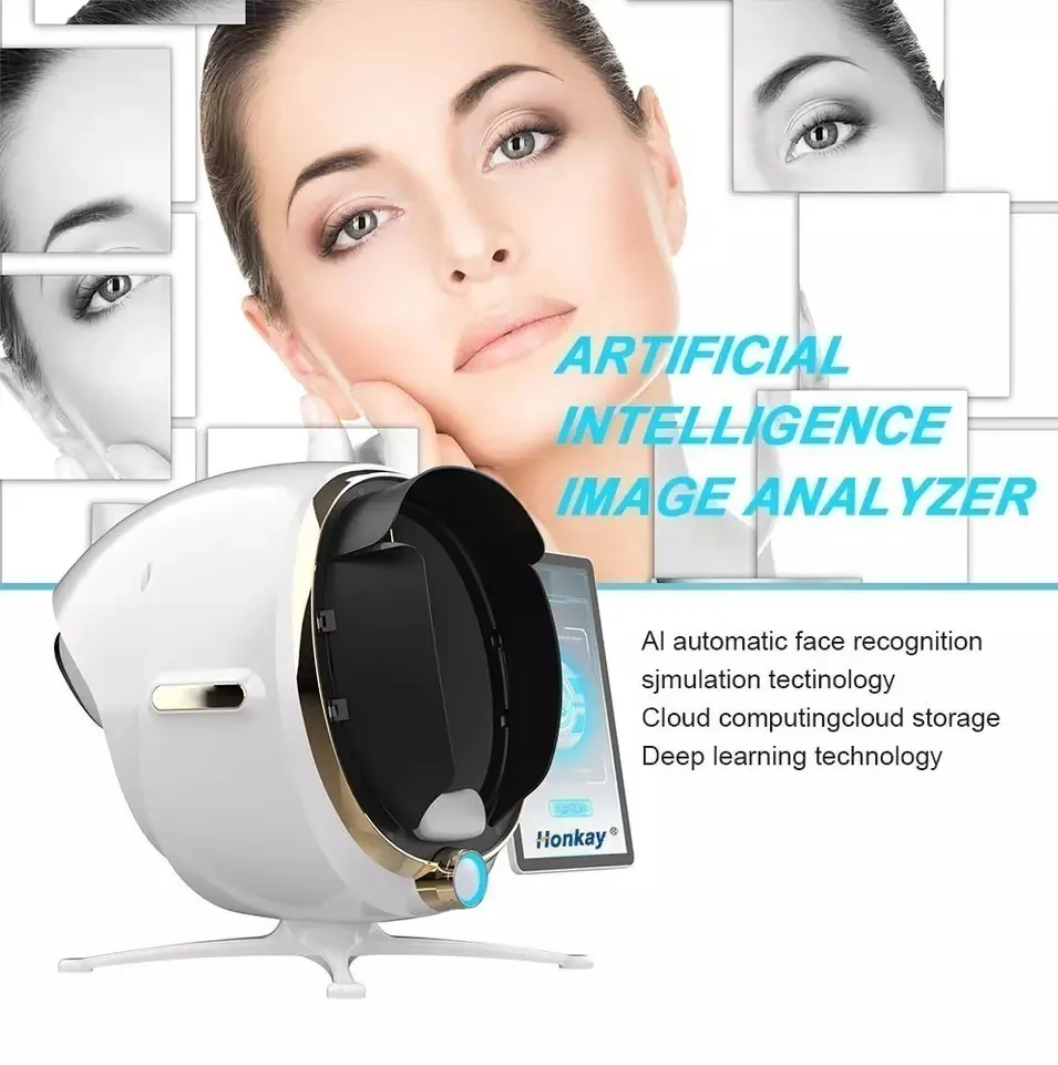 2024 Portable Skin Scanner Analyzer 3D Facial Analysis Machine With ...