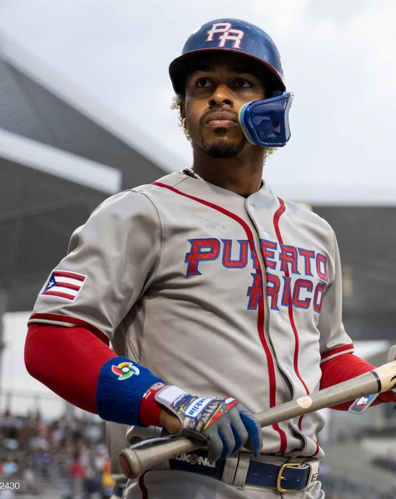 2023 WBC Puerto Rico Baseball Jersey Custom Stitched Mens Youth 21 ...