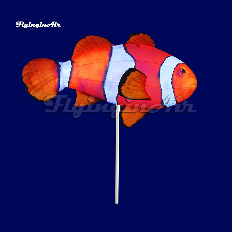 Wholesale LED Light Inflatable Clownfish Puppet Fun Walking Sea Animal ...