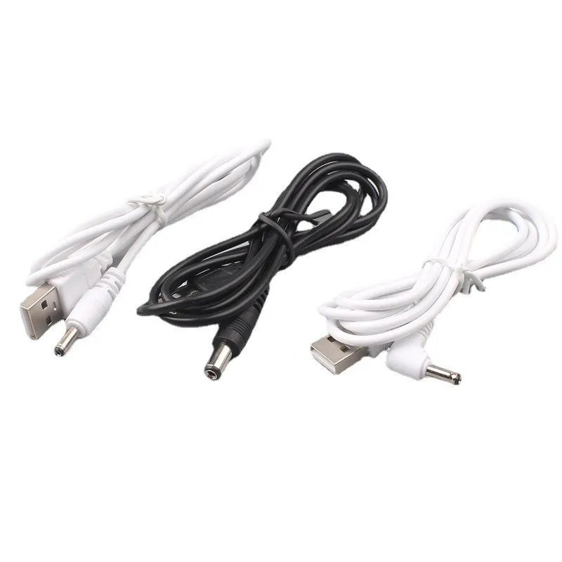 1m 5V DC Power Cord - USB to 3.5mm x 1.35mm Right Angle Barrel Jack ...