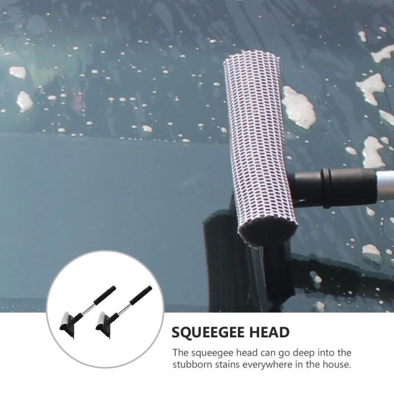Magnetic Window Cleaner - Telescopic Squeegee, Double-Sided Glass ...