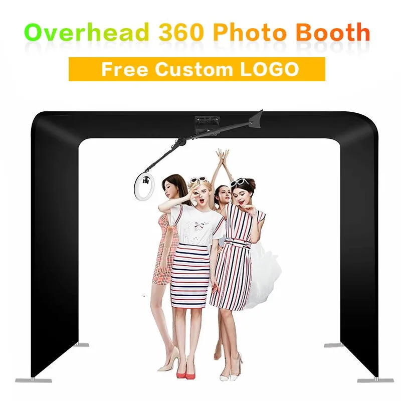 Overhead 360 Spinner Photo Booth Automatic 360 Video Capture With ...