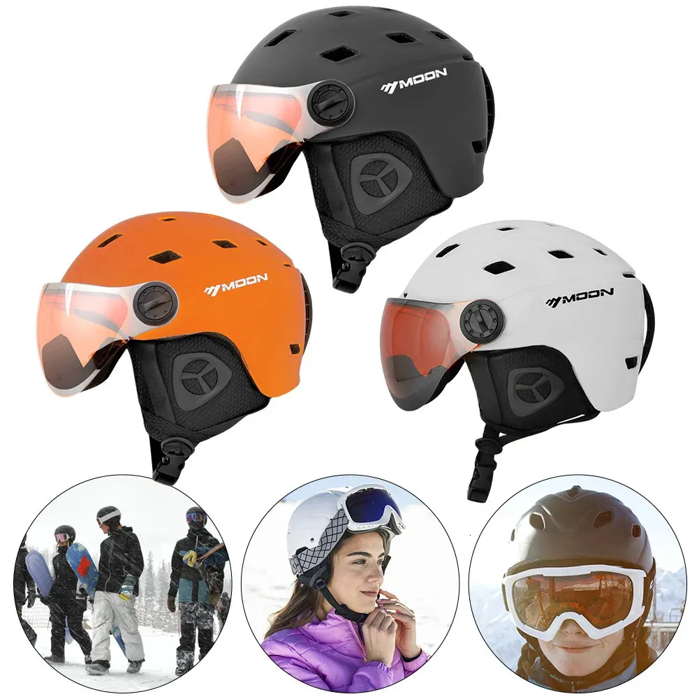 Adjustable Ski & Snowboard Helmet with Goggles - Integrated Winter ...