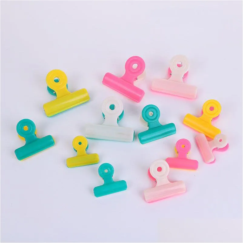DHgate.com:5-Piece Candy-Colored Plastic Bag Clips for Kitchen Food ...
