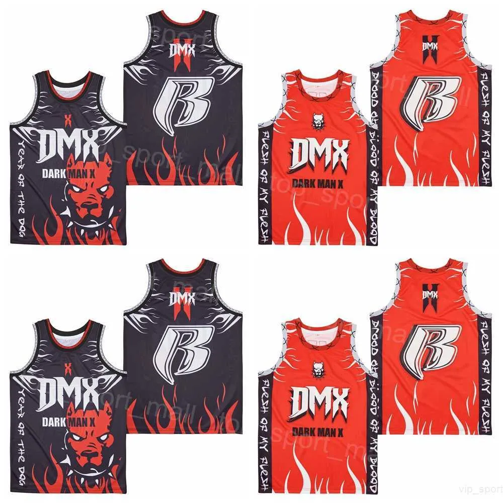 Mens MX Jersey Movie Basketball Film DMX Jersey: Retro Stitched ...