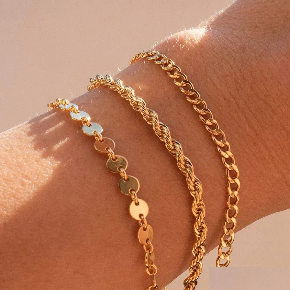 DHgate.com:Gold Chain Bracelet for Women, Stainless Steel DHgate.com:Gold Chain Bracelet for Women, Stainless Steel