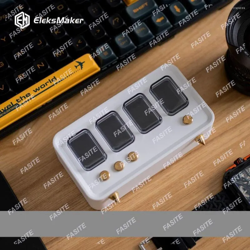 Relógios De Mesa Luxo Nixie Tube Relógio Digital RGB Creative ...