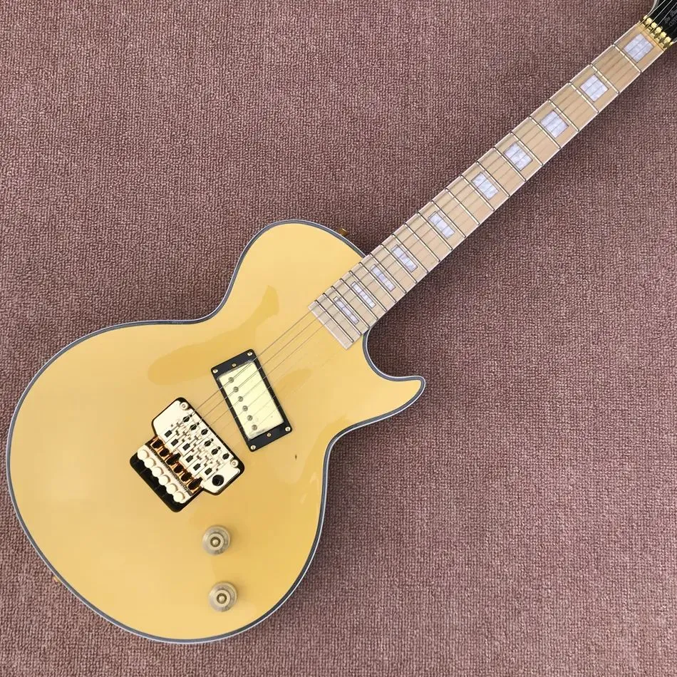 Guitarra Eléctrica L P Personalizada, Diapasón De Arce, Puente De ...