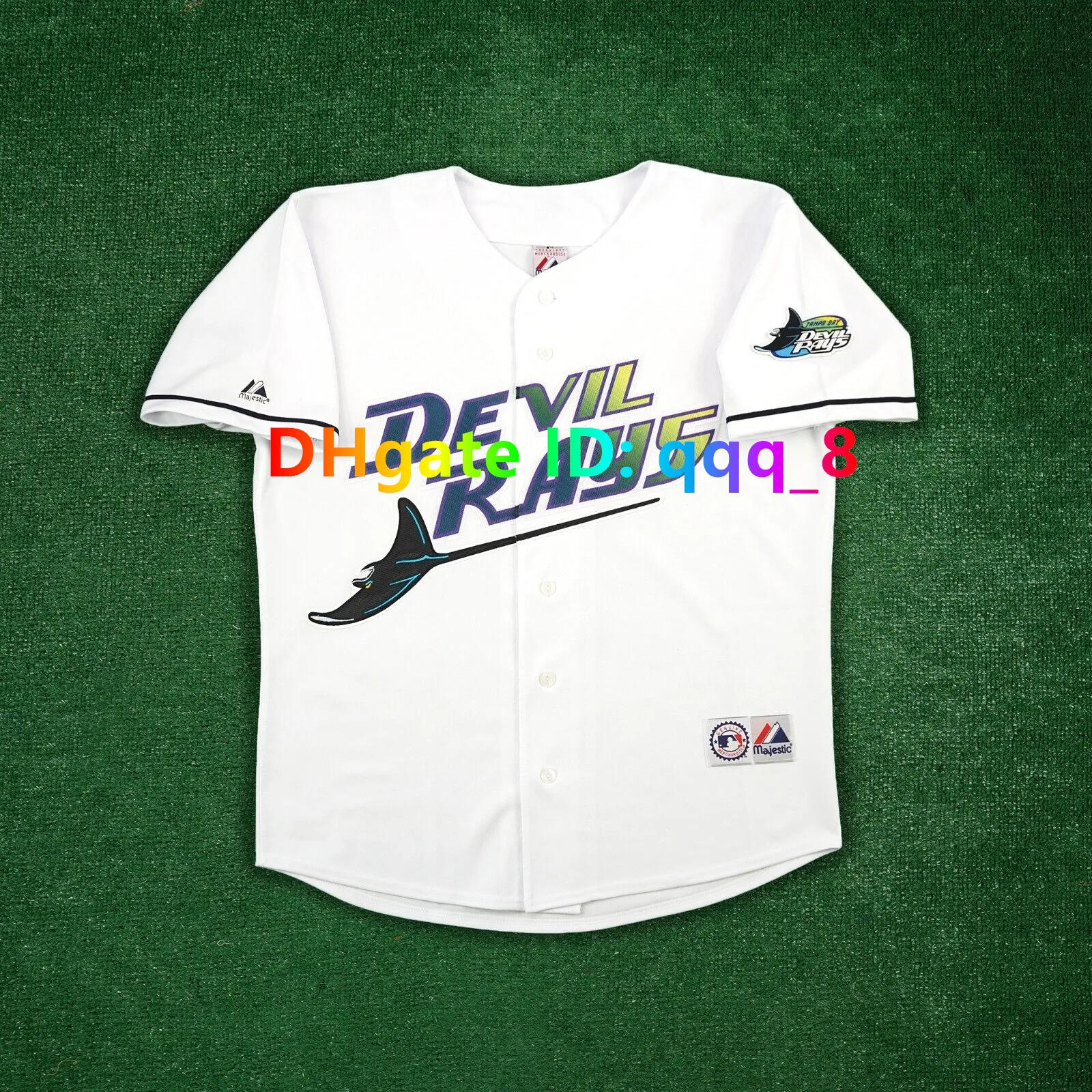 Tampa Bay Devil Rays Baseball Jersey, Vintage Style, Multiple Players ...