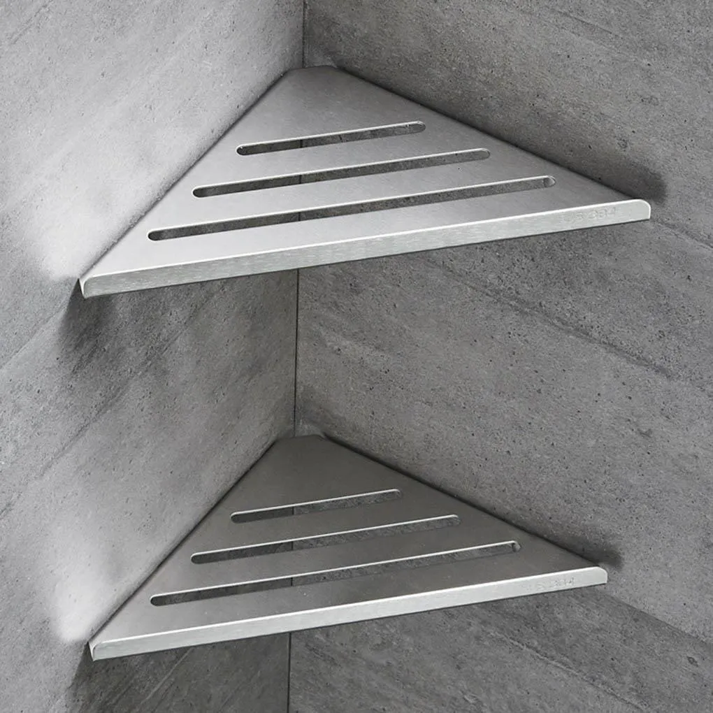 Bathroom Wall Storage Shelves, Corner Bathroom Shelves Stainless Steel ...