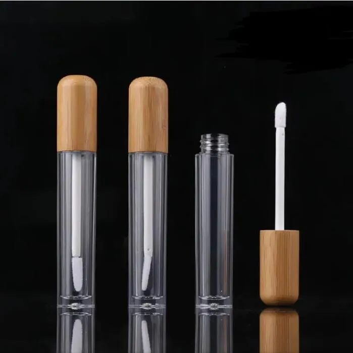 Lipcare Packaging: 5ml Vintage Bamboo Empty Lip Gloss Containers, Lip ...